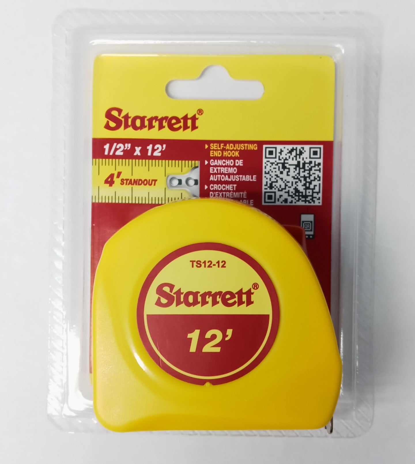 Starrett 12" Tape Measure KTS12-12-N