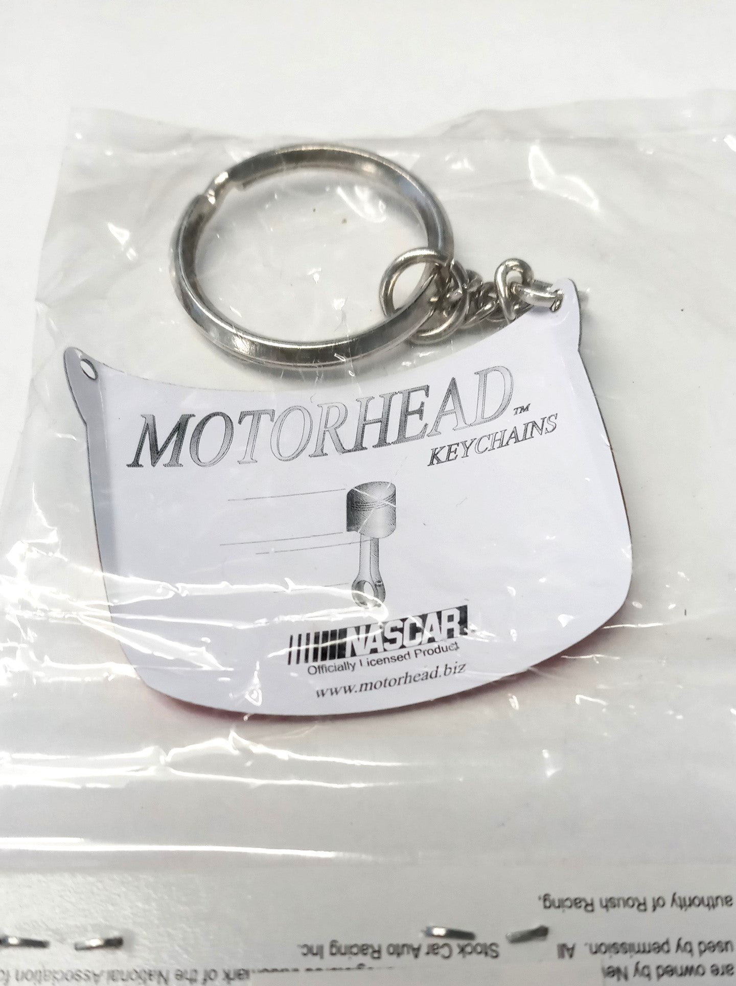 Motorhead Nascar Hood Keychain