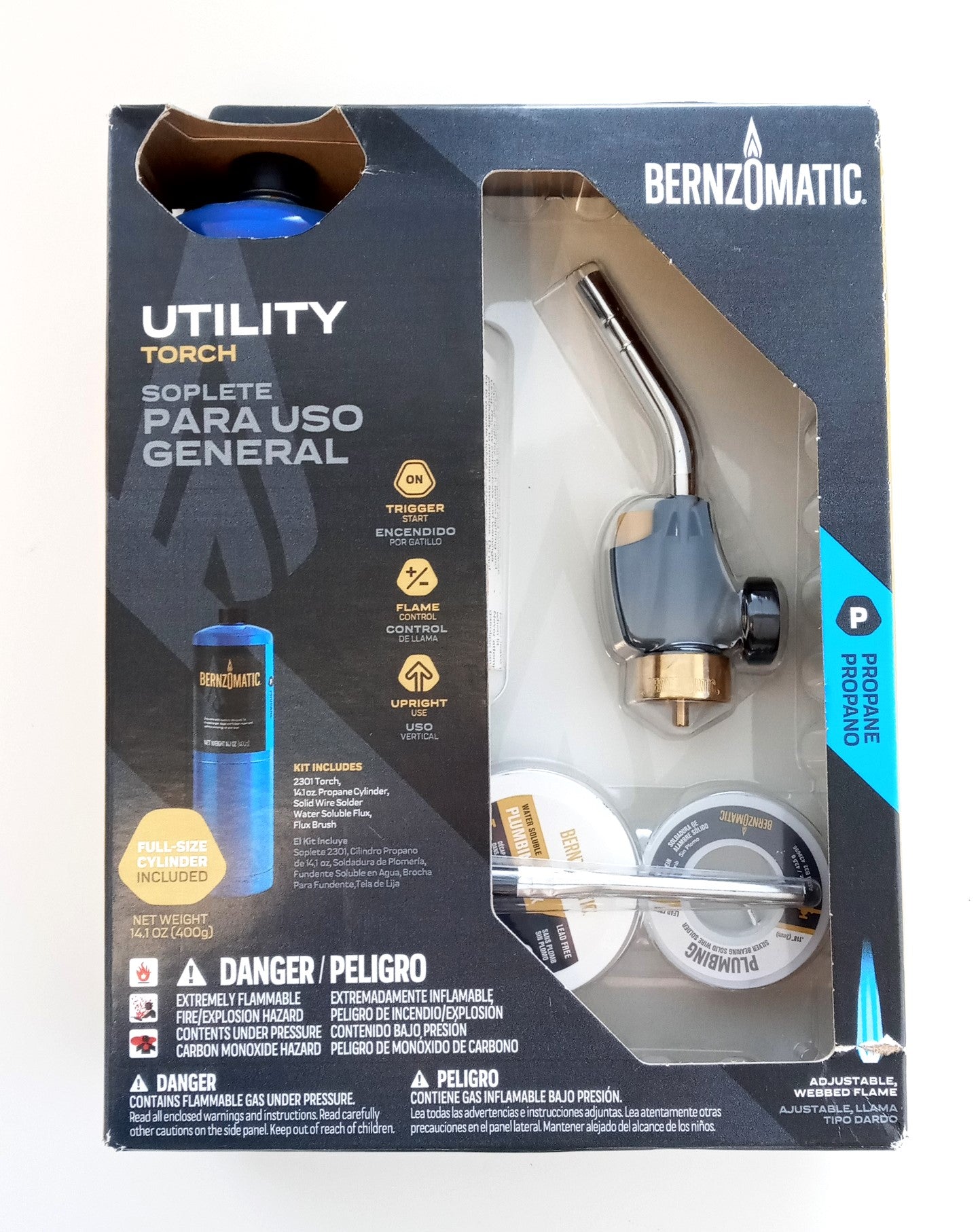 Bernzomatic Basic Plumbing Torch Kit USA WPK2301