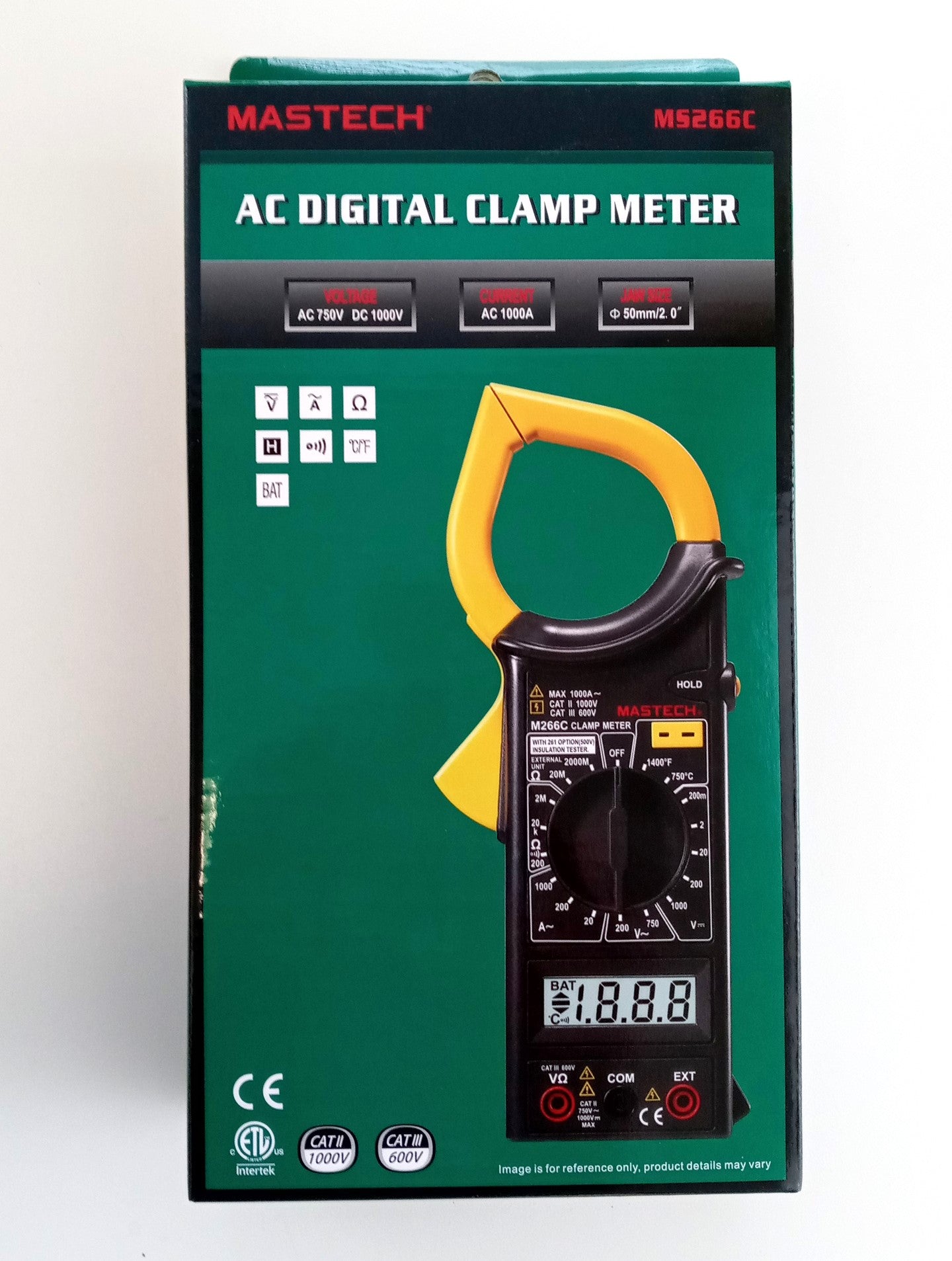 Mastech MS266C Digital Clamp Meter 750V