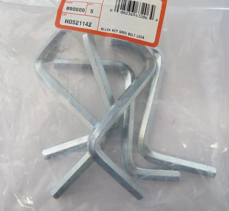 Hafele 890000 Giro Bolt Lock Allen Hex Keys 5pcs