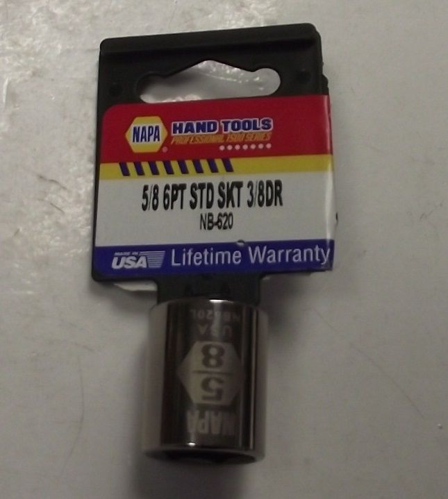 Napa NB-620 3/8" Drive 5/8" 6pt. Socket USA