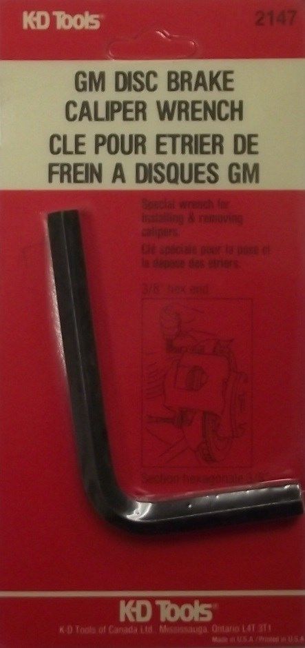 KD Tools 2147 GM Disc Brake Caliper Wrench 3/8" USA